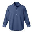 Mrmaere Men's Turn-Down Collar Long Sleeve Button With Pockets Solid ...