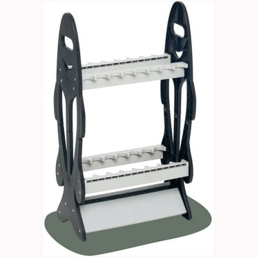 Wakeman Fishing Rod Rack - Plastic Floor Storage Holder, Organizer ...