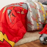 The Flash Kids 4 Piece Classic Comic Red Gray Yellow Reversible ...