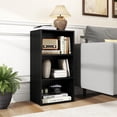 Tangkula 3-Cube Bookcase, Floor Standing Open Bookshelf w/7-Position ...