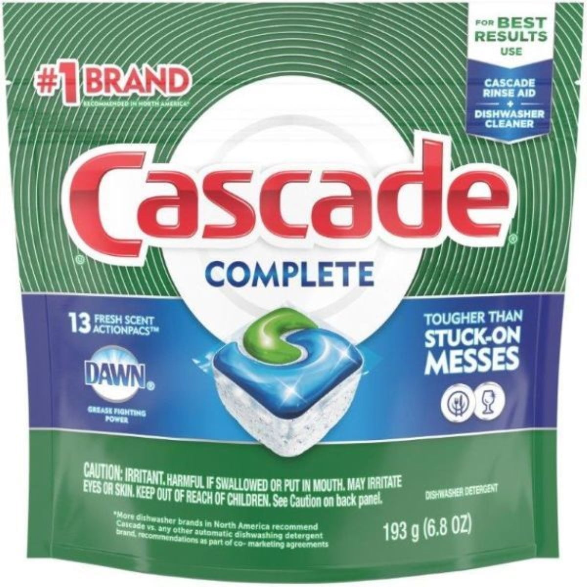 Cascade Complete Dishwashing Cleaner, 13 Ct (2 pack) - Walmart.com