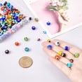 360 Pcs Beads 12 Colors Handmade Lampwork Round Glass Strands for ...