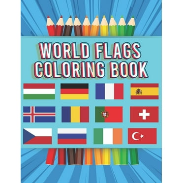 Flags of Europe Countries Coloring Book : A Great Geography Gift For ...