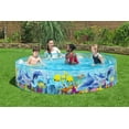 Play Day 8' x 8' Multicolor Round Kiddie Pool - Walmart.com