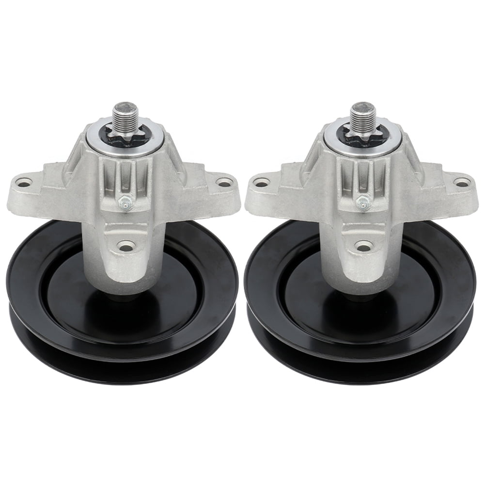 CCIYU 2 pack Mower Spindle Spindle Assembly with w/PULLEY fit for MTD for Cub Cadet 618-0624 918 ...