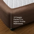 Marquess King Size Box Spring Cover - Durable Fabric, Elastic, Wrinkle ...