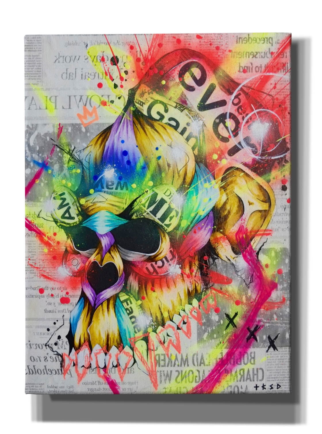 Epic Graffiti 'Fall 3' by Taka Sudo, Canvas Wall Art, 40"x54" - Walmart.com