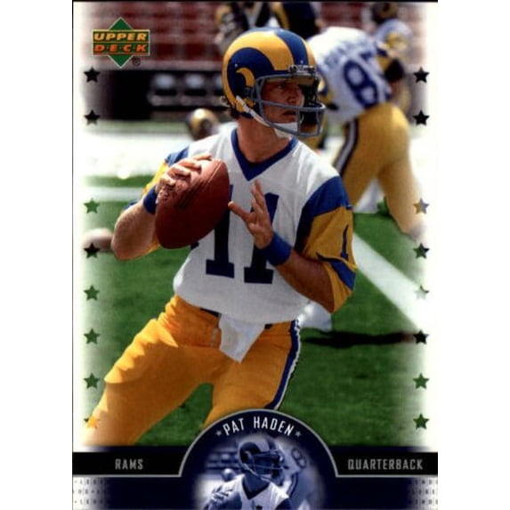 2005 Upper Deck Legends #7 Pat Haden NFL Football Trading Card ...