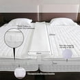 PWOTUD Bed Bridge, Mattress Connector, Non-Slip Comfort Keeps Sleepers ...