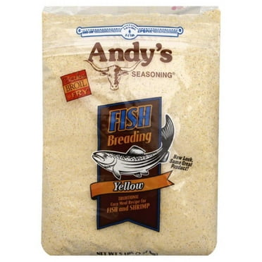 Andy's Seasoning Yellow Fish Breading, 5 lb (Pack of 6) - Walmart.com