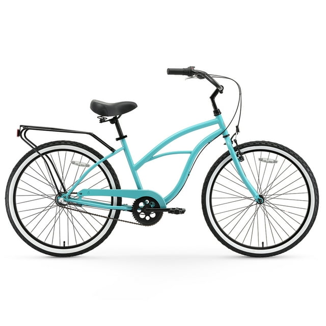 sixthreezero Around The Block Women's 3-Speed Beach Cruiser Bicycle, 24 ...