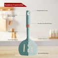 LIDUI-Silicone Spatula Turner,Wide Pancake Spatula for Non Stick Frying ...