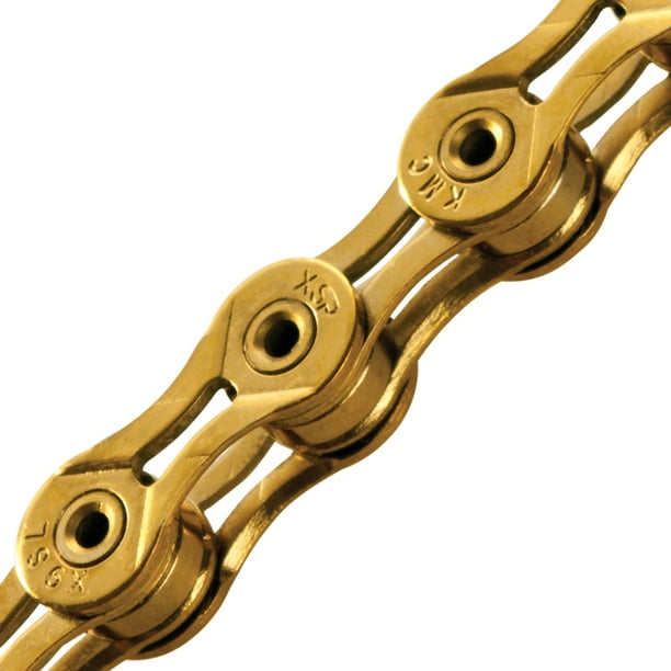 KMC Chain X9SL x 116L, TI Gold Bike Chain - Walmart.com - Walmart.com