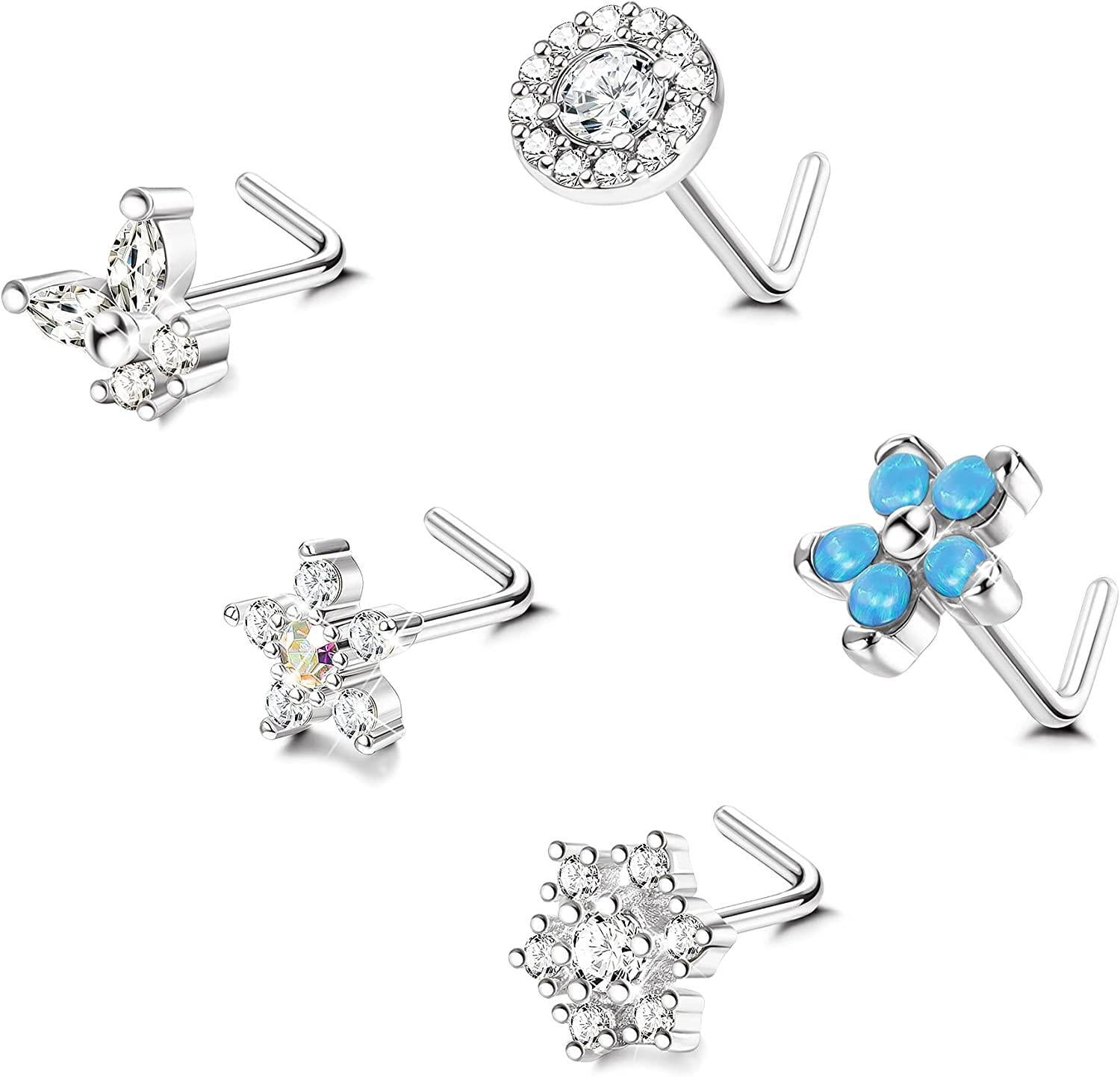 Cute Nose Diamond Studs