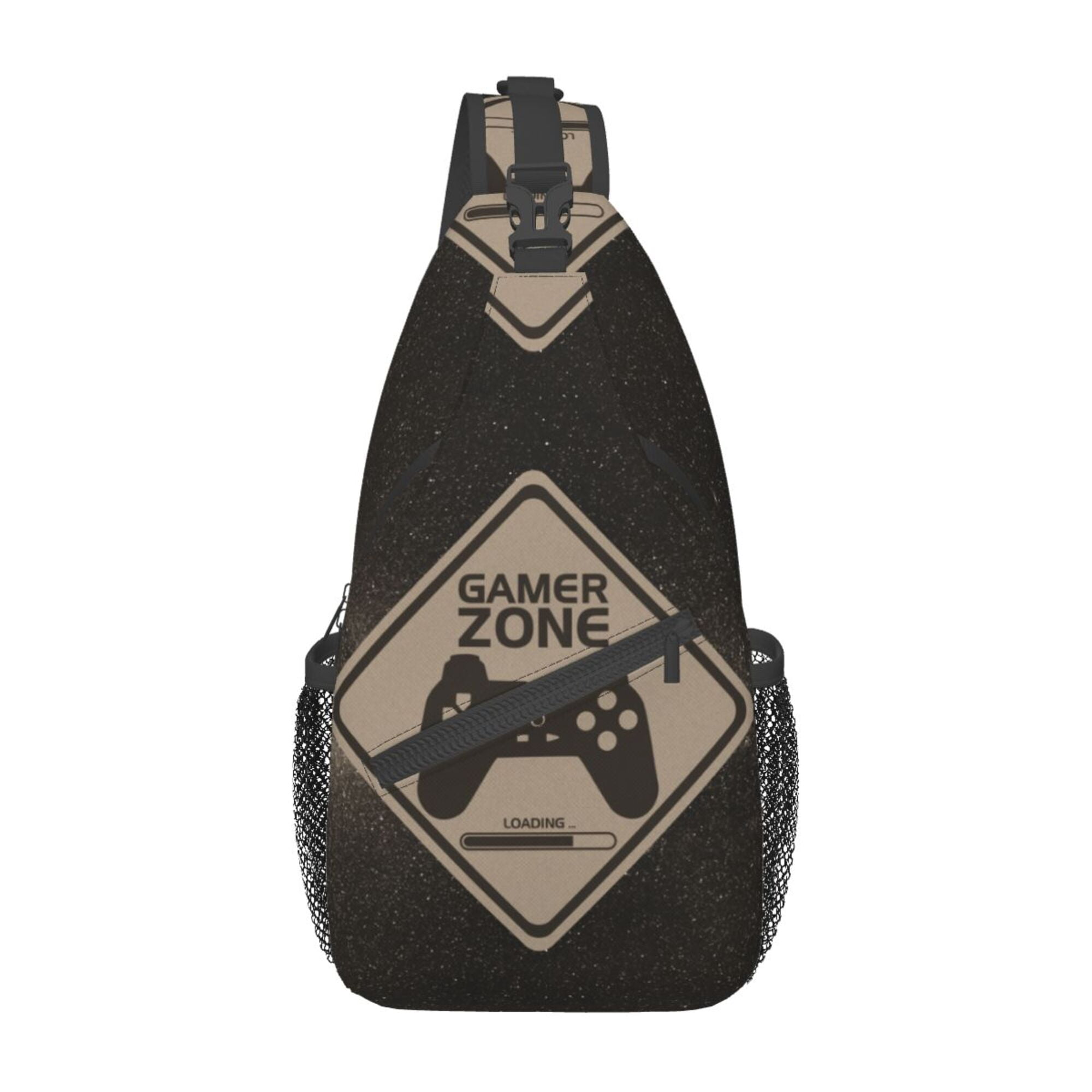 ZICANCN Crossbody Sling Bag for Men Women - Retro Gaming Area Warning ...