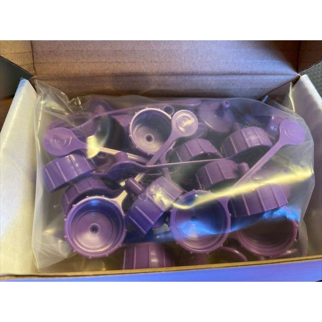 Neomed NeoConnect ENFit Compatible Pharmacy Caps, Size D, 24mm, 25 pc ...