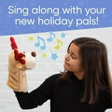 HearthSong Singing North Pole Friends Hand Puppets, Includes One ...