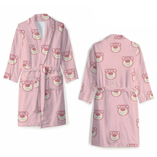 Disney Toy Story Lotso Bathrobe Fashion Women Bathrobe Cute Cartoon ...