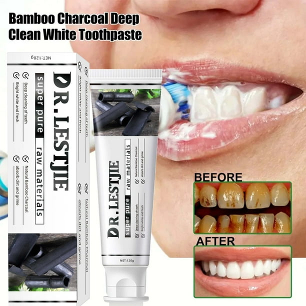 Hot6sl Bambooes Charcoal Toothpaste Clean White Toothpaste Activated ...