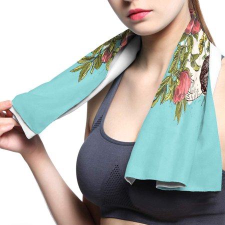 Soft Lightweight Absorbent&Ultra Compact Towel for Running, Gym ...