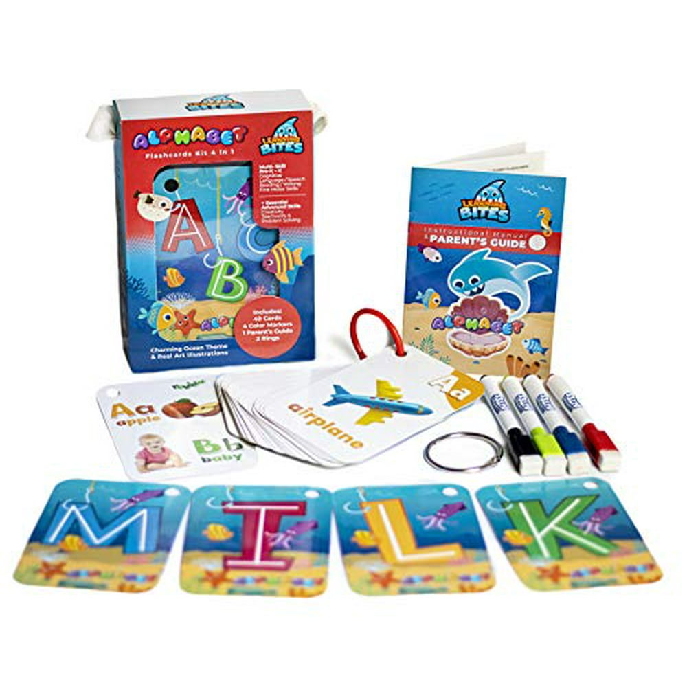Baby Shark Alphabet Flash Cards Games - Best Gift Toddler Toys ...