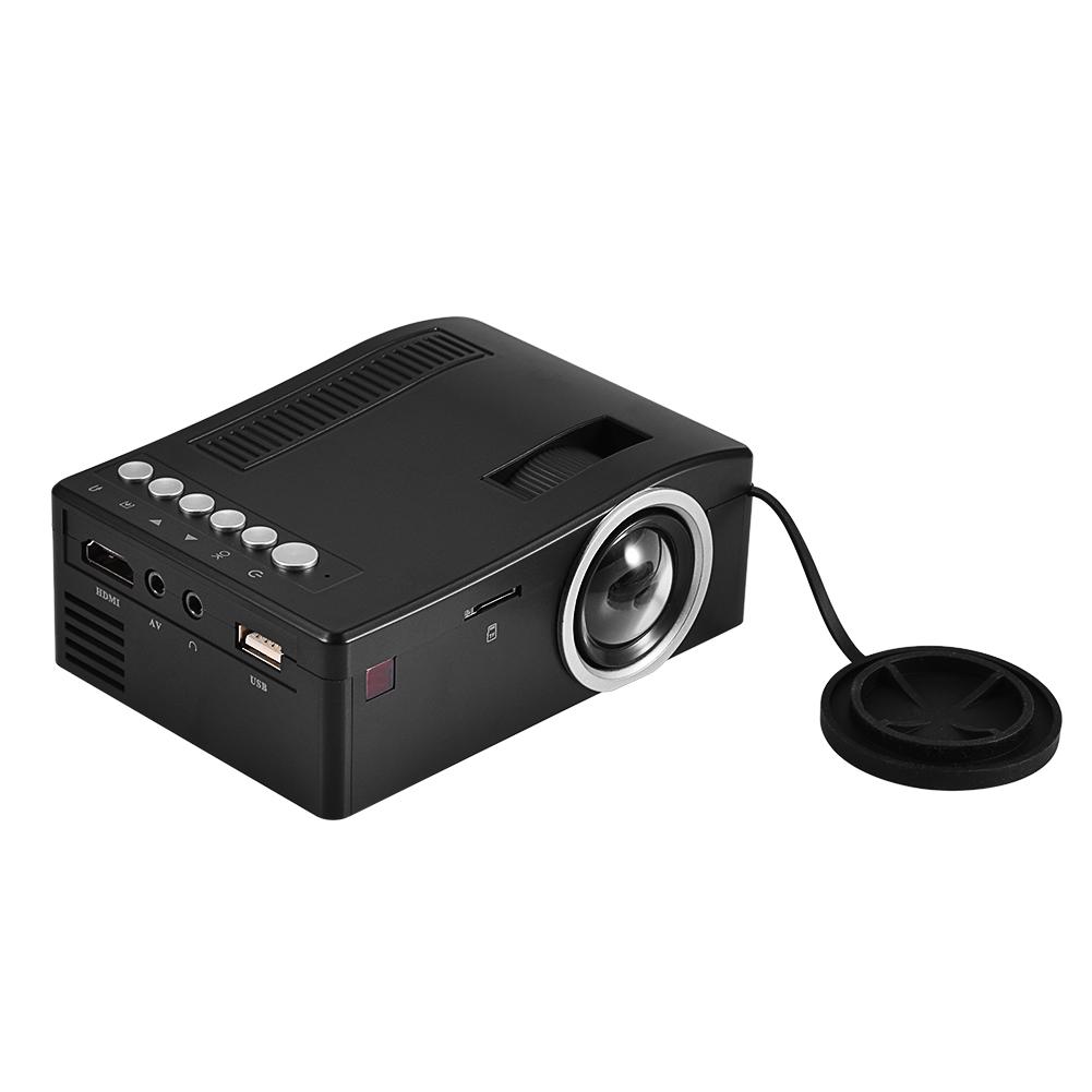HERCHR Portable LED Projector, HDMI Media Player,Mini Portable LED ...