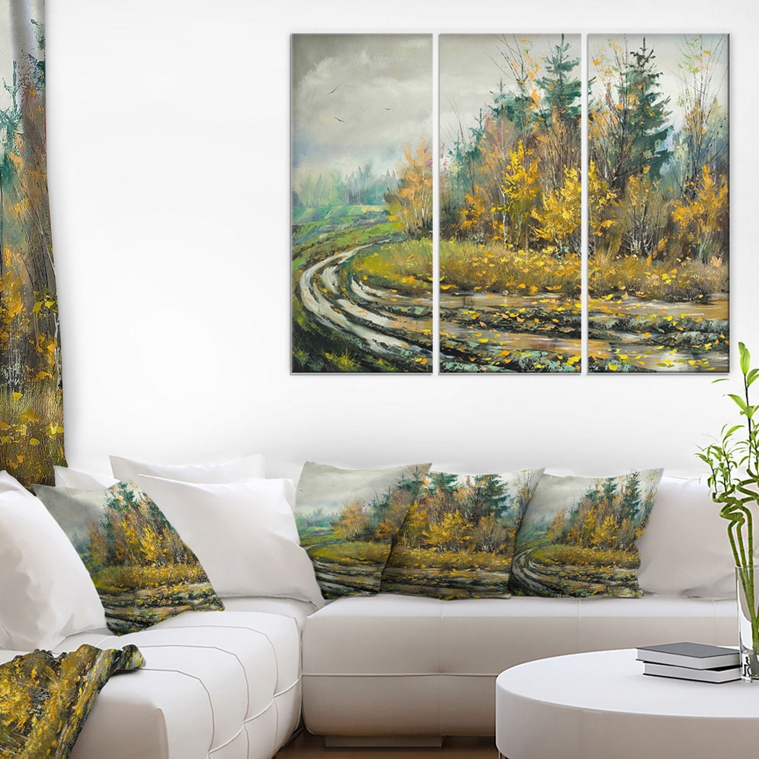 Click here for Designart Design Art River On A Decline Canvas Pri... prices