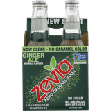 Zevia Zero Calorie Soda - Ginger Ale, 12 Ounce Glass Bottle, 4 Count ...