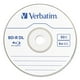 Verbatim bd-r dl branded 3pk 50gb/6x white laser - Walmart.com