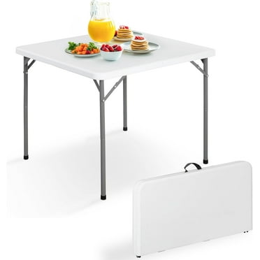 Magshion 10Pk 8Ft Foldable Table, Heavy-Duty Plastic, Indoor/Outdoor ...
