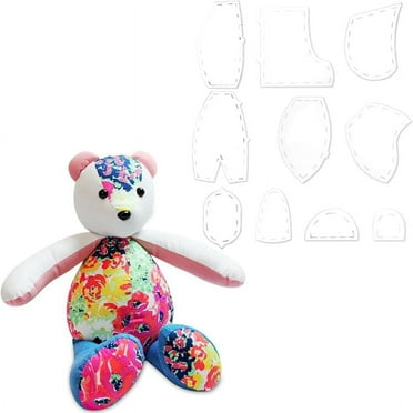 10Pcs 10/12/15 Inch Memory Bear Template Rulers Beginner Sewing ...