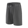 Ahabrexf Men's Short Shorts, Solid Color Fitness and Leisure Drawstring ...