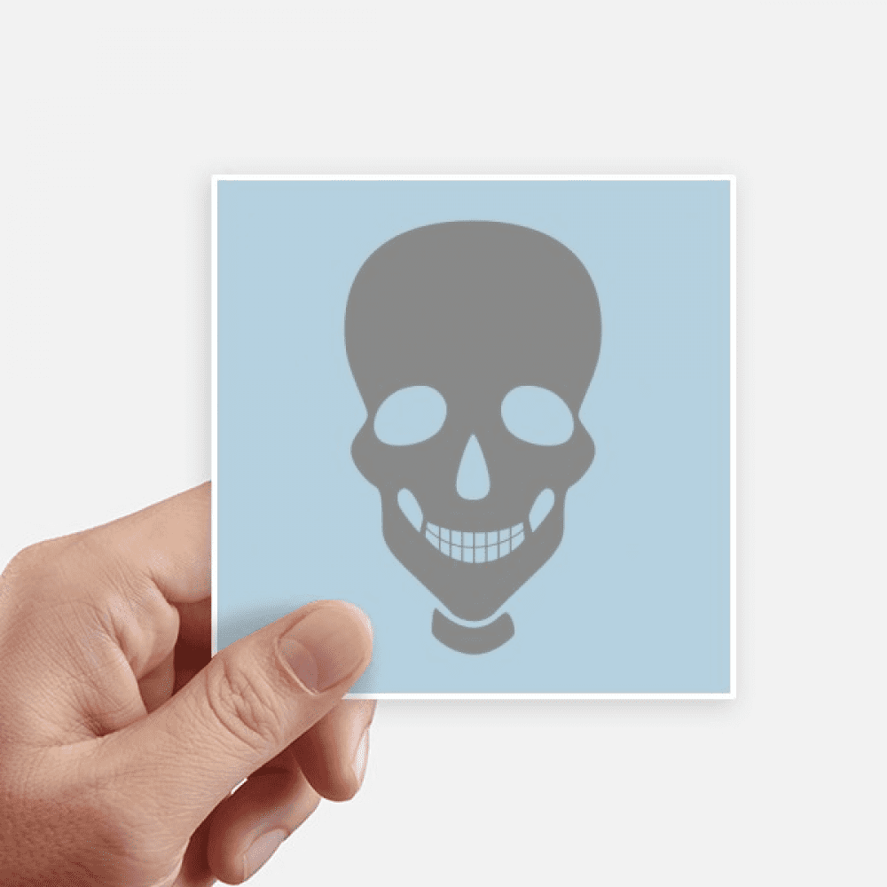 Faces Skeletons Sling Face Sticker Square 4inch Wall Suitcase Laptop ...