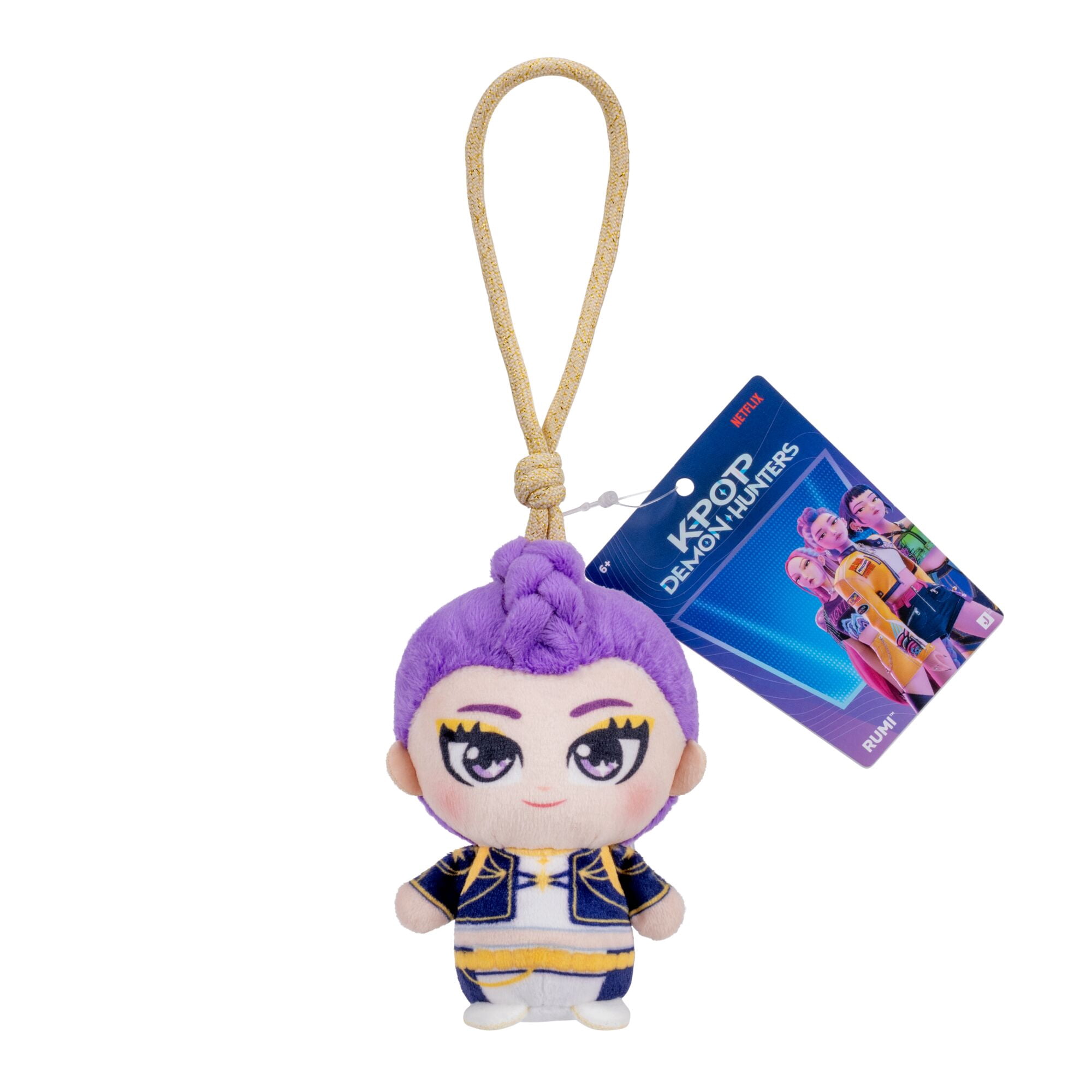 Click here for Kpop Demon Hunters 4 Plush Clip - Rumi prices