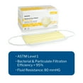 McKesson Disposable Face Masks, 3-Ply Elastic Ear Loops - Yellow ...