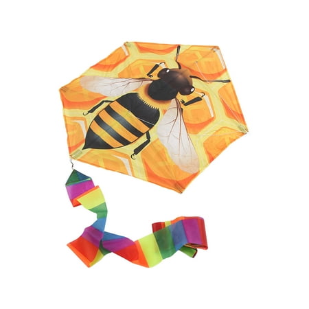 Demonsen Bee Pattern Kite,Outdoors Cartoon Kite Bee Pattern Kite With ...