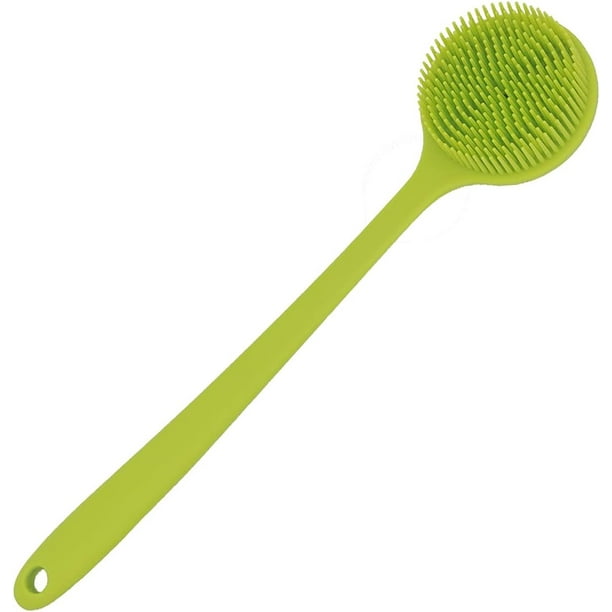 Silicone back brush with long handle Green - Walmart.ca
