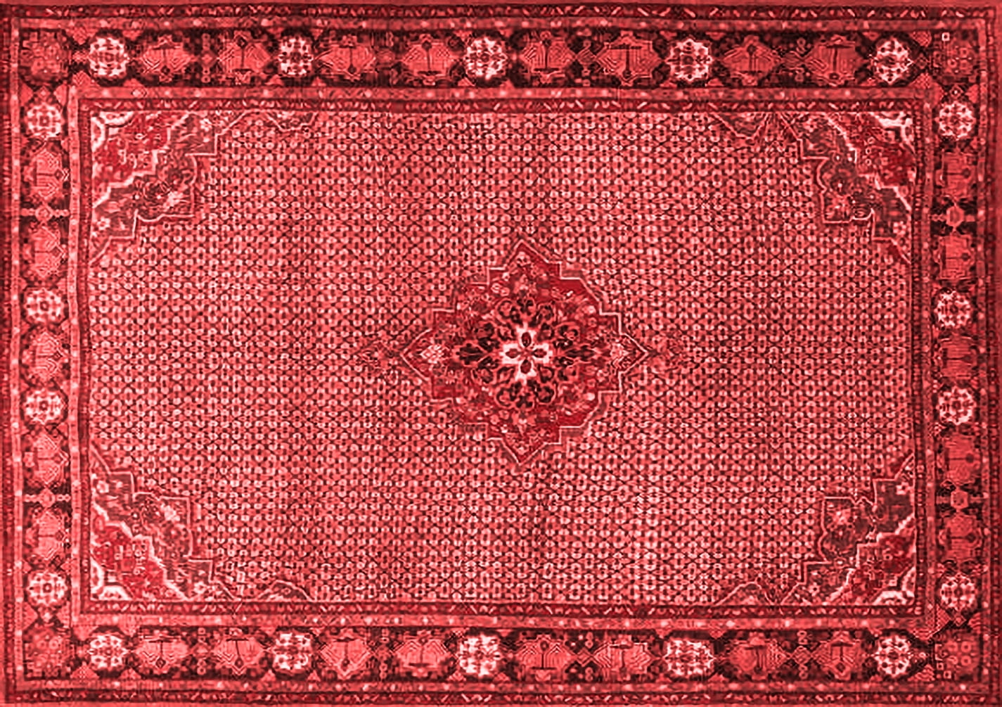 Ahgly Company Indoor Rectangle Persian Red Traditional Area Rugs, 7' x ...