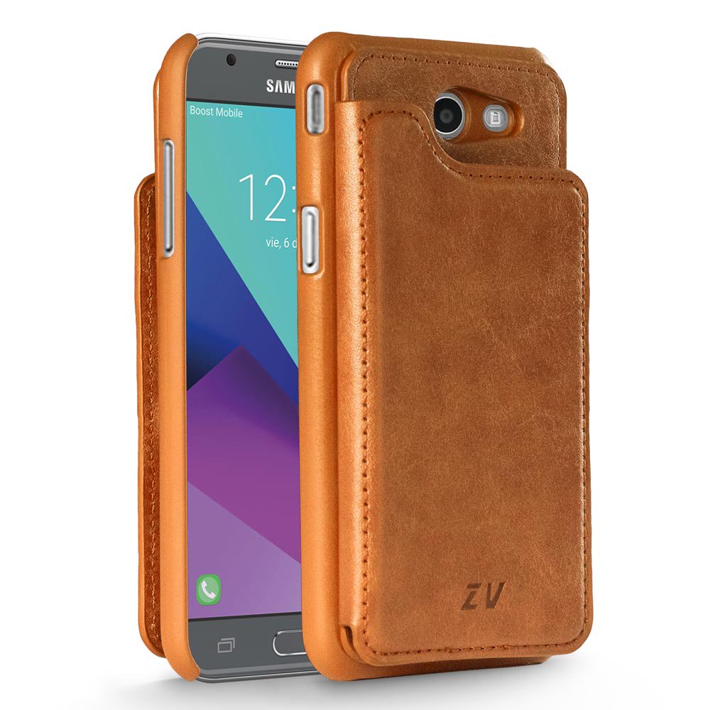 Samsung Galaxy J7 Prime Case, Zizo Premium Wallet Case w/ PC and Wallet ...