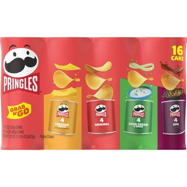 Pringles Original, Sour Cream & Onion, & Cheddar Cheese Potato Crisps ...