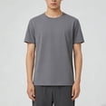 BSDJILFG Mens Quick Drying T-Shirts Summer Breathable Crewneck Short ...