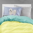 Lhasa Apso Welcome Fabric Standard Pillowcase Blue - Walmart.com