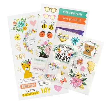 Recollections™ Gold Puffy Modern Alphabet Stickers, 12 Pack, Crafting ...