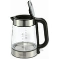 Electric Kettle with Glass Carafe for Tea and Coffee, BPA-Free, Fast ...