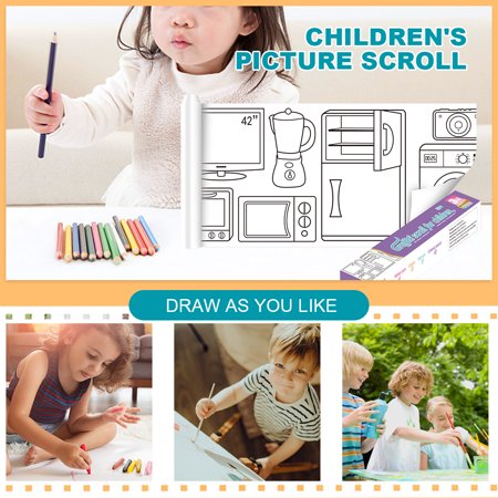 Clairlio DIY Color Filler Paper Pastable with Pencil Cuttable Safe for ...