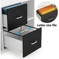 TribeSigns 2 Drawer Wood File Cabinet Letter Size, Large Mobile Lateral Filing Cabinet Printer ...