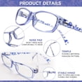 5 Pack Reading Glasses for Women, Blue Light Blocking Computer Readers ...
