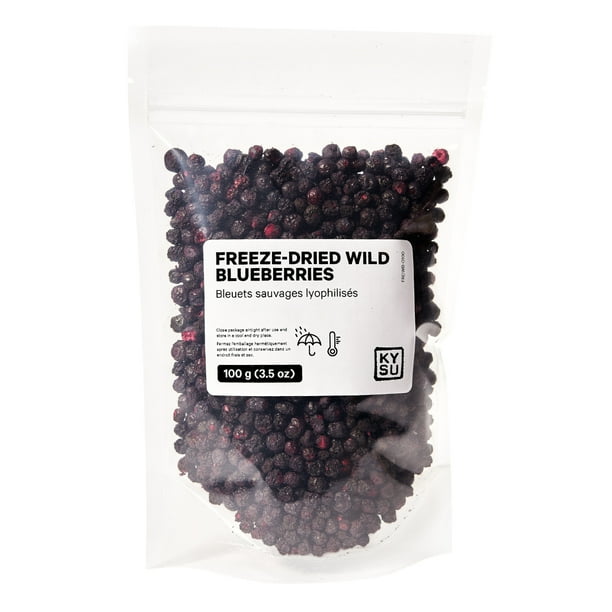 Freeze-dried wild blueberries - 100 g (3.5oz) - Walmart.ca