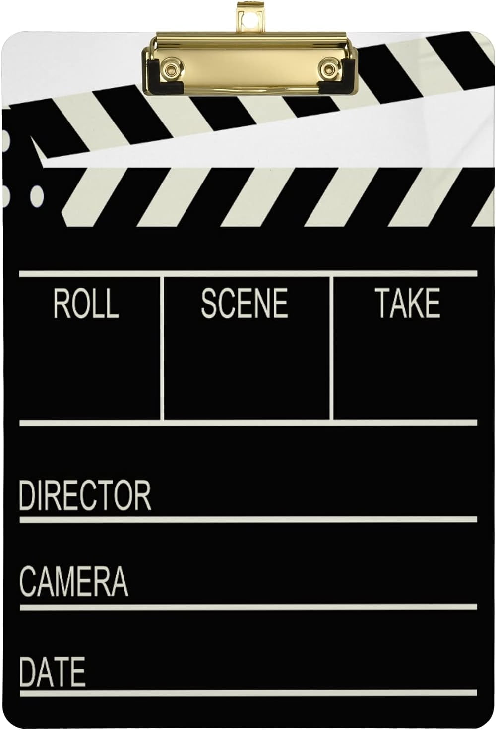 FMSHPON Movie Clapboard Old Clipboard Hardboard Wood Nursing Clip Board ...