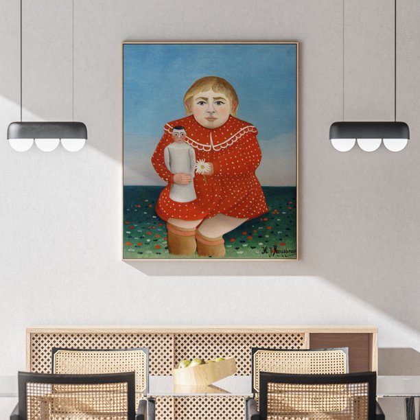 Child with Doll - 1906 | Henri Rousseau | Premium Fine Art Print | 19th ...